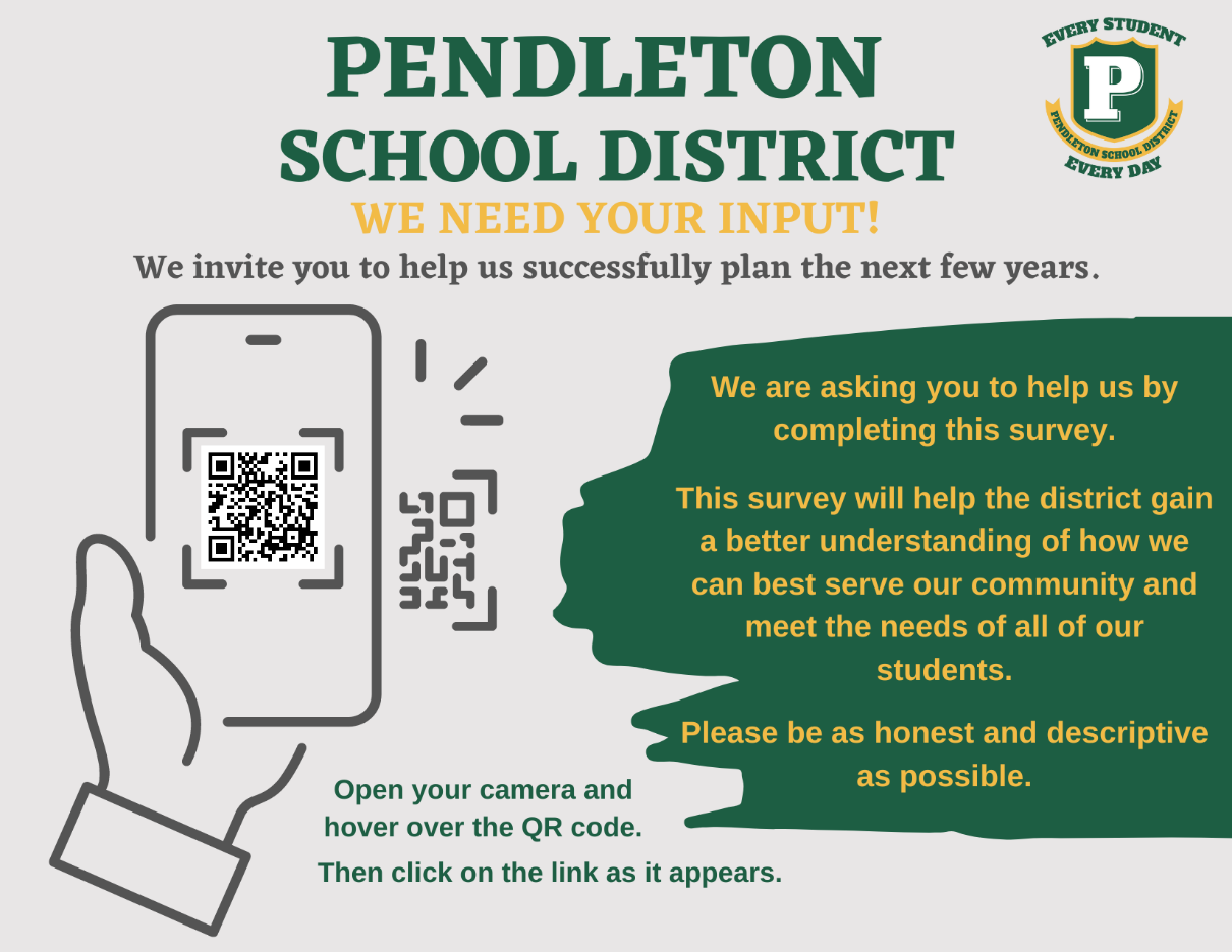 Pendleton School District Seeks Input - Pendleton School District
