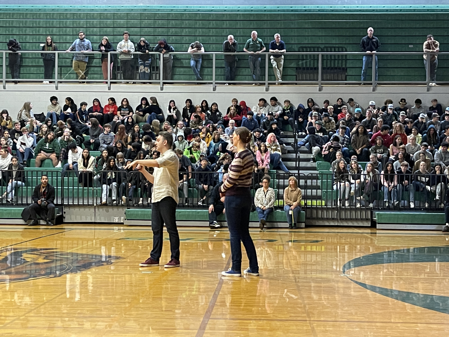 Pendleton High School Hang Up and Drive Assembly - Pendleton School ...