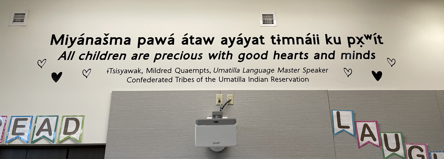 PELC - Native Language Signage Project - Pendleton School District