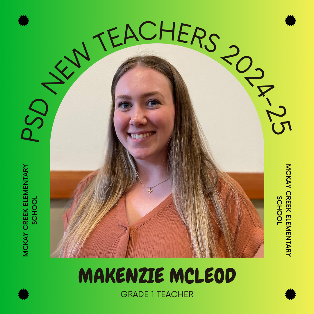 Welcome to PSD - Makenzie McLeod - Pendleton School District