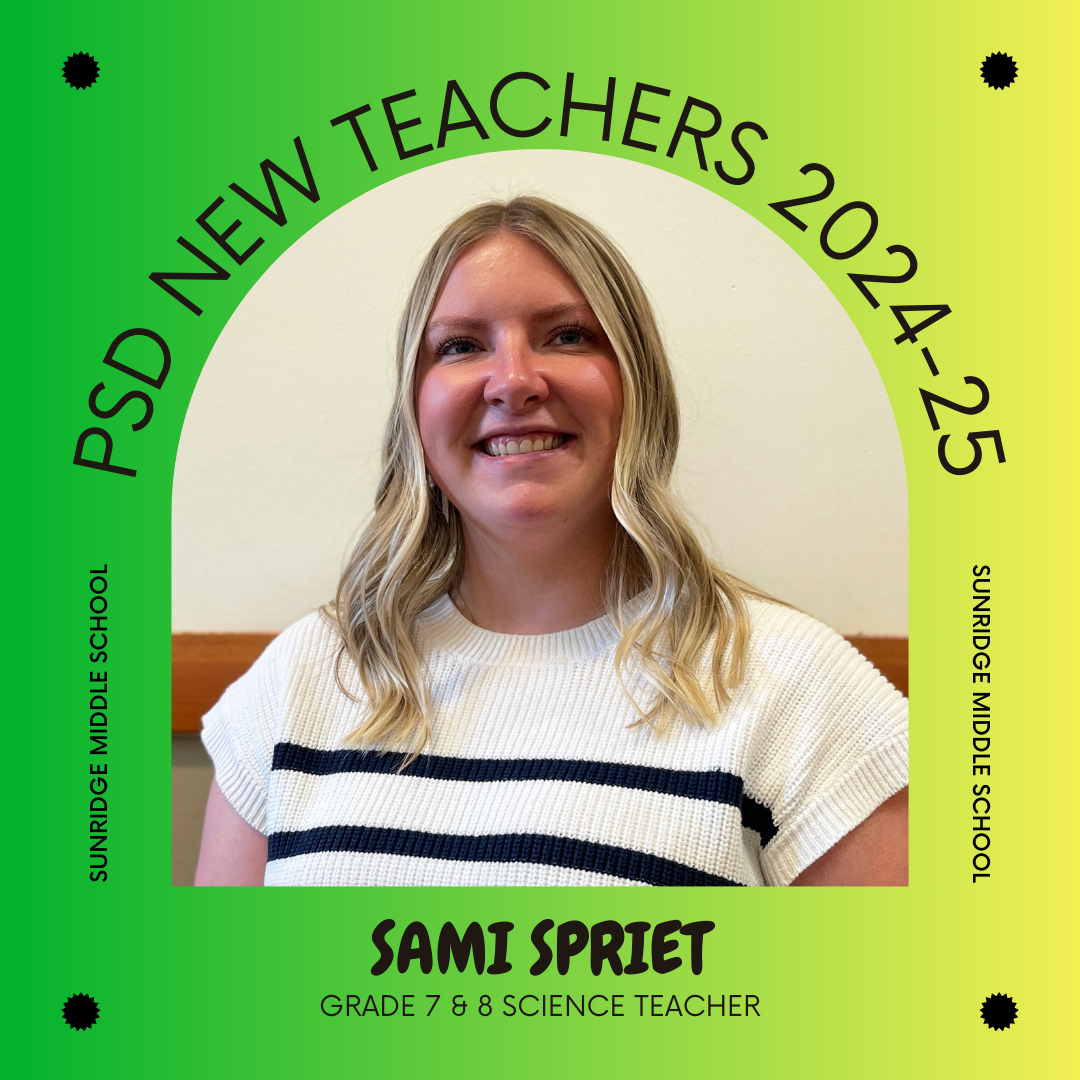 Welcome to PSD - Sami Spriet - Pendleton School District