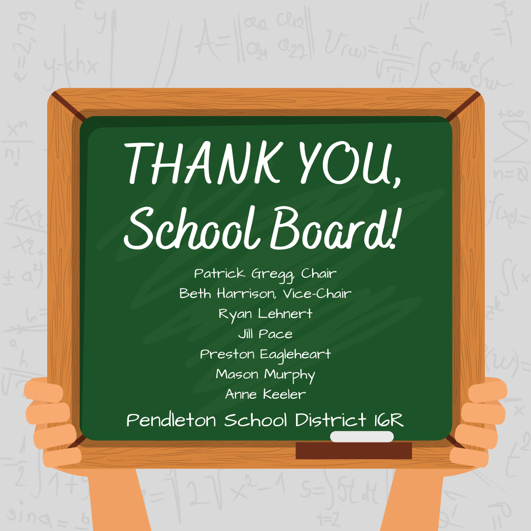 School Board Recognition Month - January 2025 - Pendleton School District